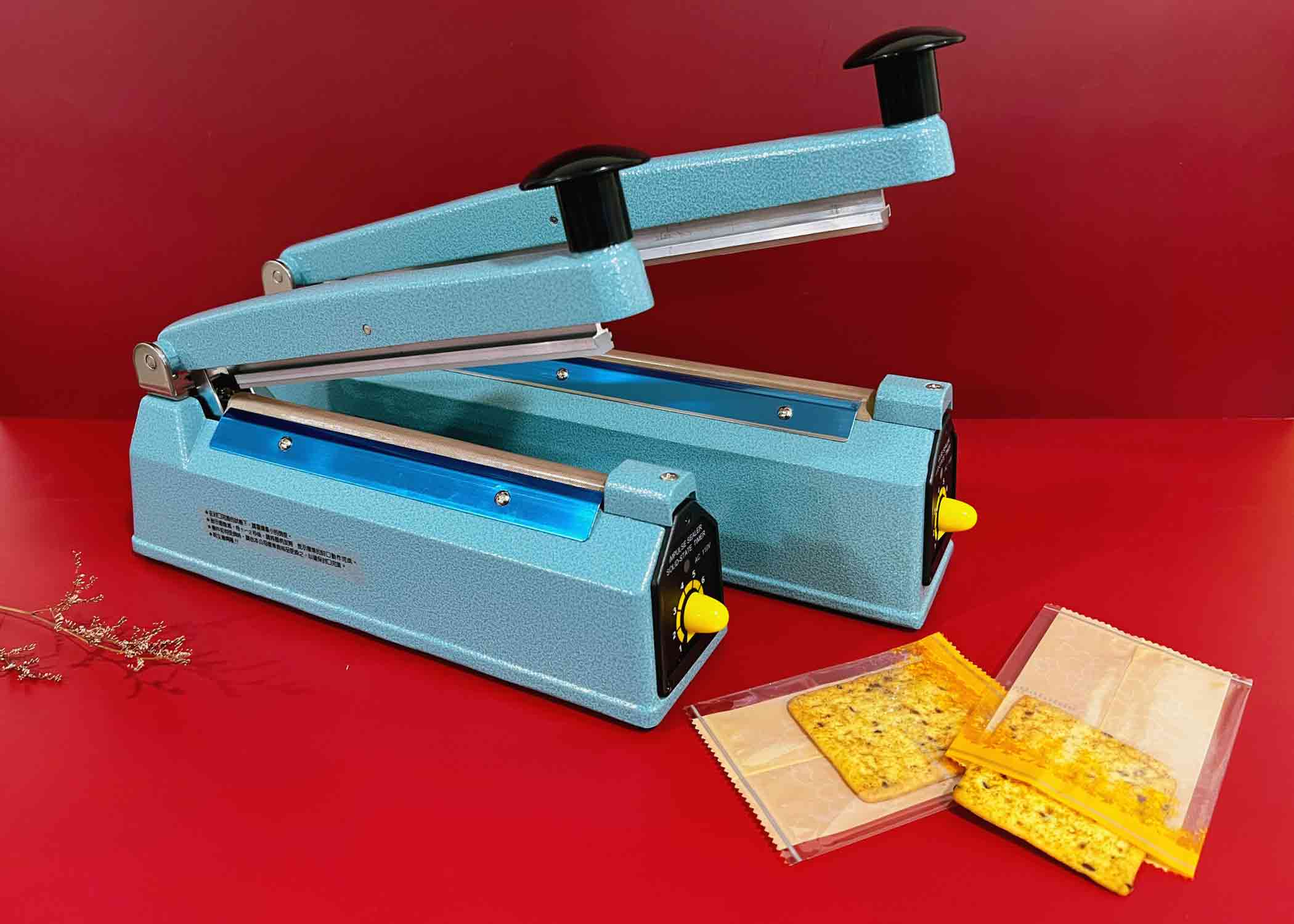 40cm Portable impulse heat sealer-double heat, 40cm Portable impulse ...